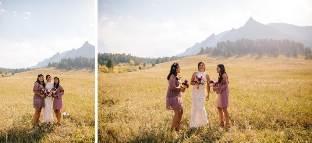 Elopement with Kids on the Chautauqua Trail in Boulder | Fall of 2020