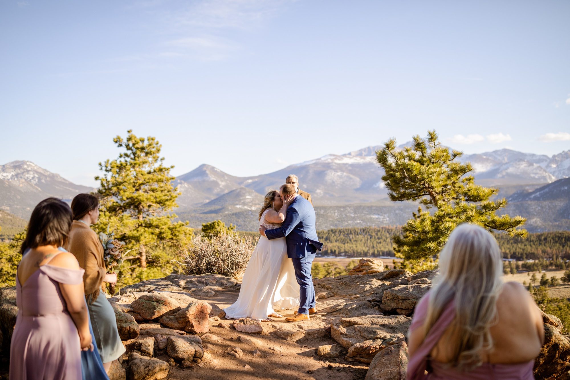 Colorado Elopement at 3M Curve in Rocky Mountain National Park | A + J