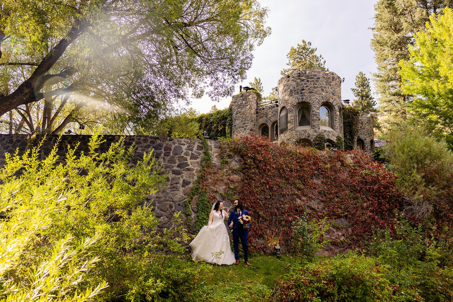 Dunafon Castle Wedding in Colorado | Mackinzey + Alex