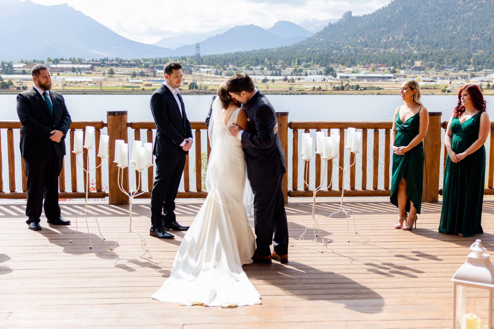 Estes Park Resort Wedding and Marina Pavilion Reception | A & P