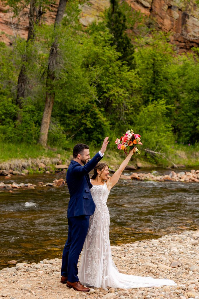 Sustainable Colorado Wedding at Planet Bluegrass in the Spring